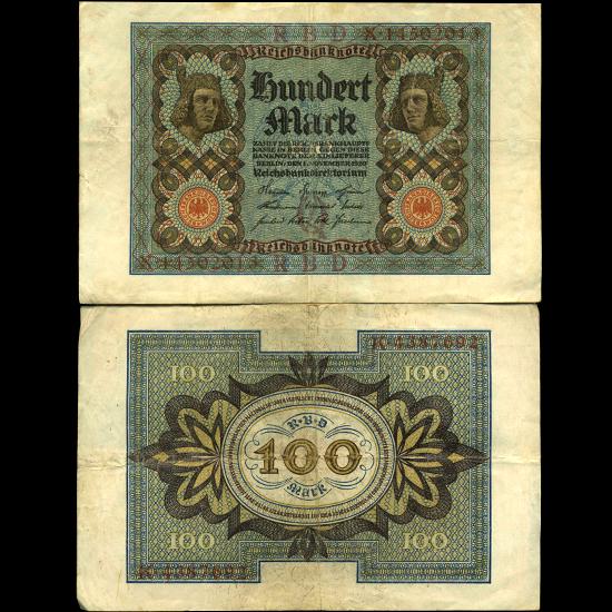 1920 Germany 100 Mark Note Hi Grade (COI-3895) (COI-3895)