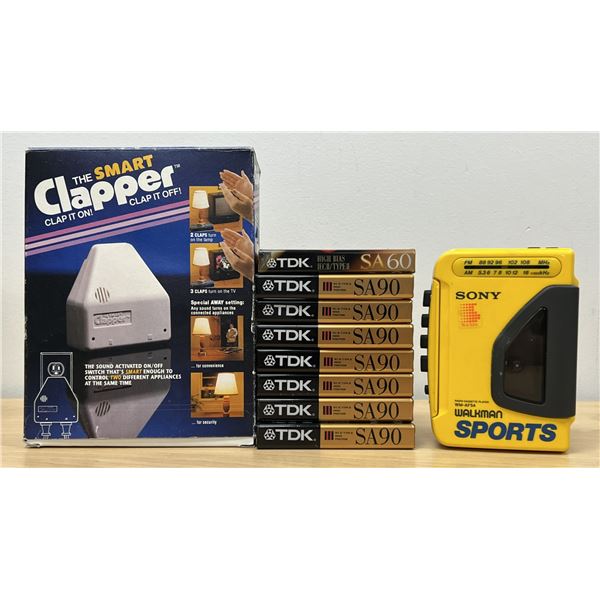 Sony Sports Walkman WM-AF54 / 8 New Blank Type II Cassettes & The Smart ...