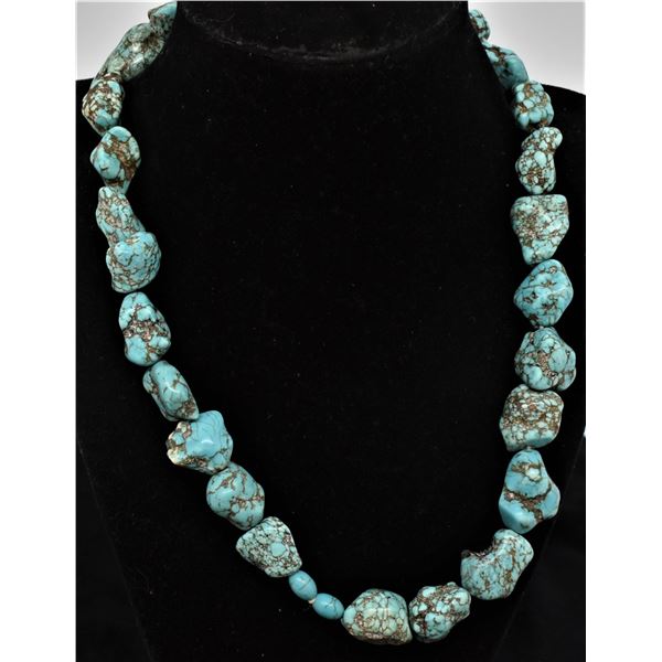 Turquoise Nugget Necklace