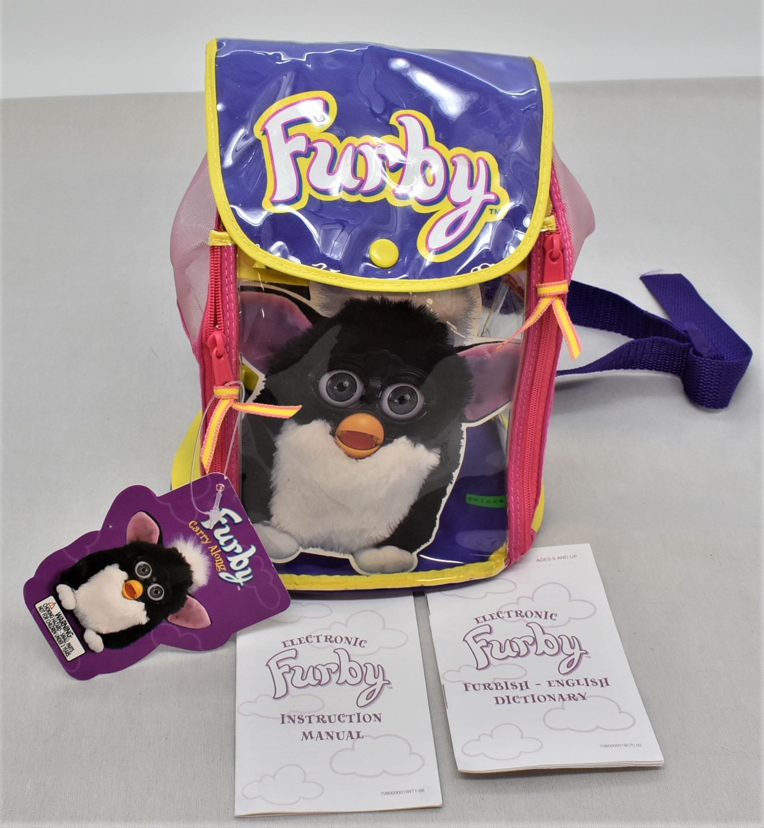 1999 Brand New Furby Carry Along Backpack