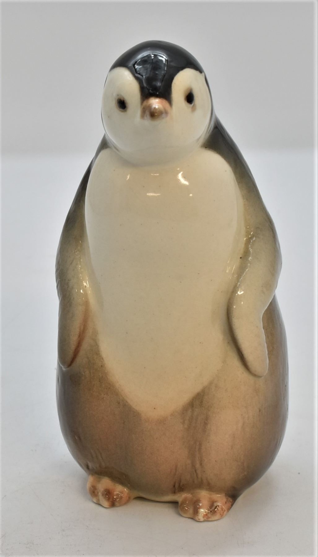 Vintage Lomonosov Porcelain Penguin Figurine