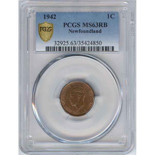 1942 Newfoundland One Cent 1942 Newfoundland One Cent