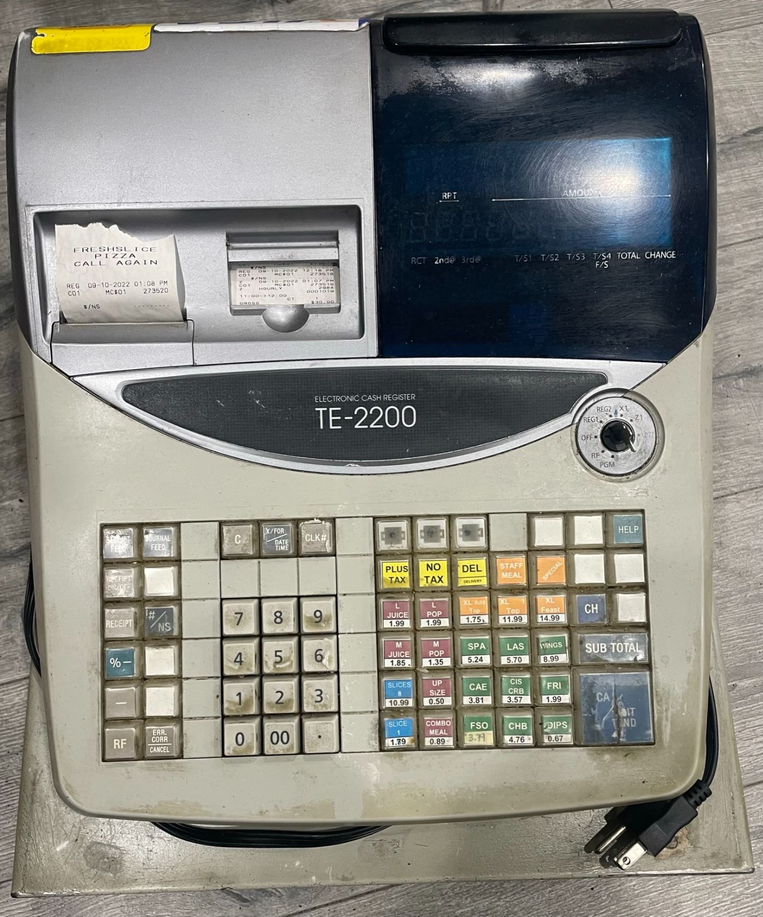 Casio - Electronic Cash Register with Cash Till