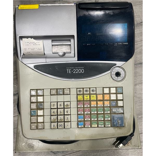 Casio - Electronic Cash Register with Cash Till