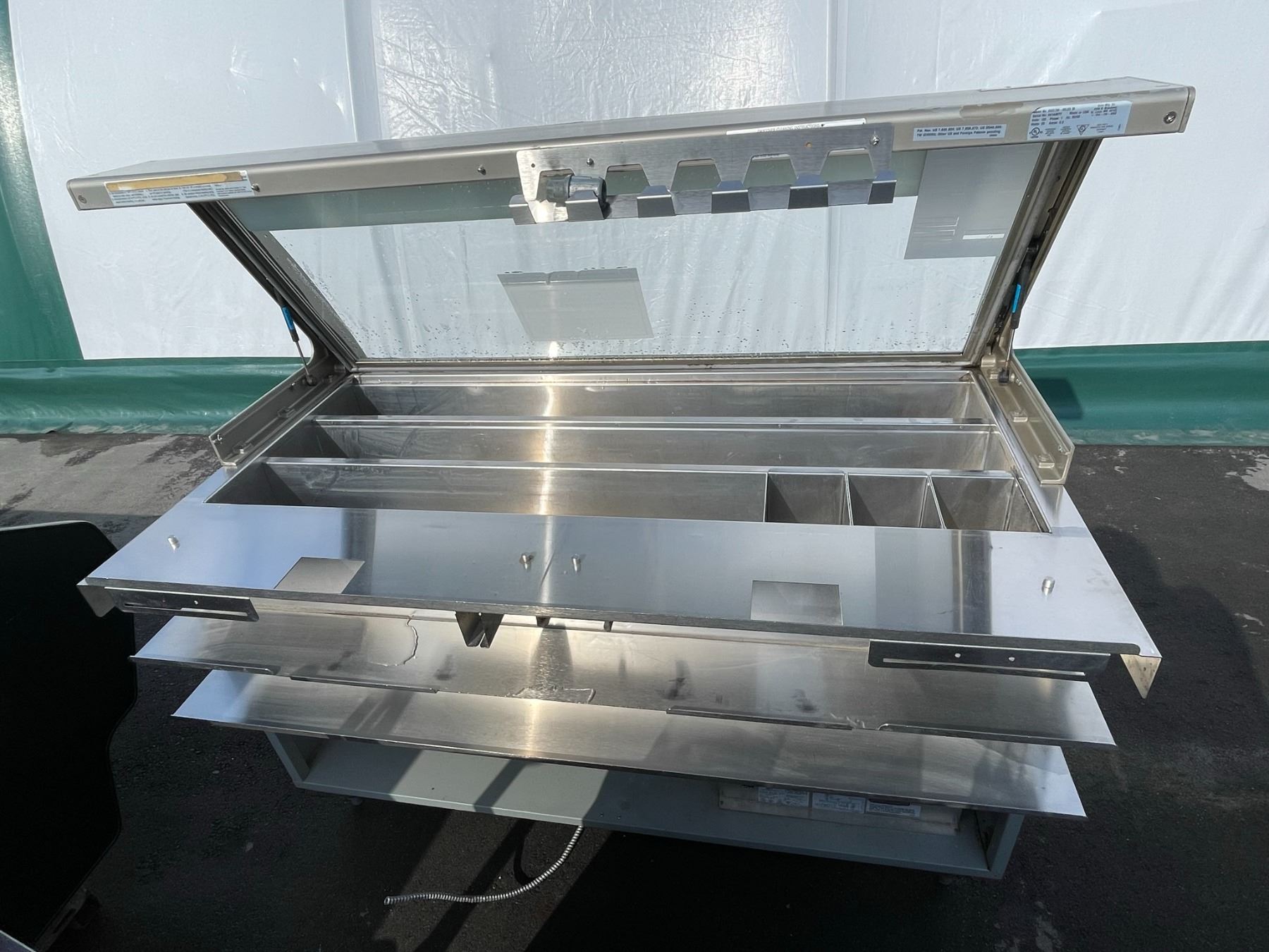 Working - Subway - Display Case/Topping Cooler with Glass Top Cover 60 ...