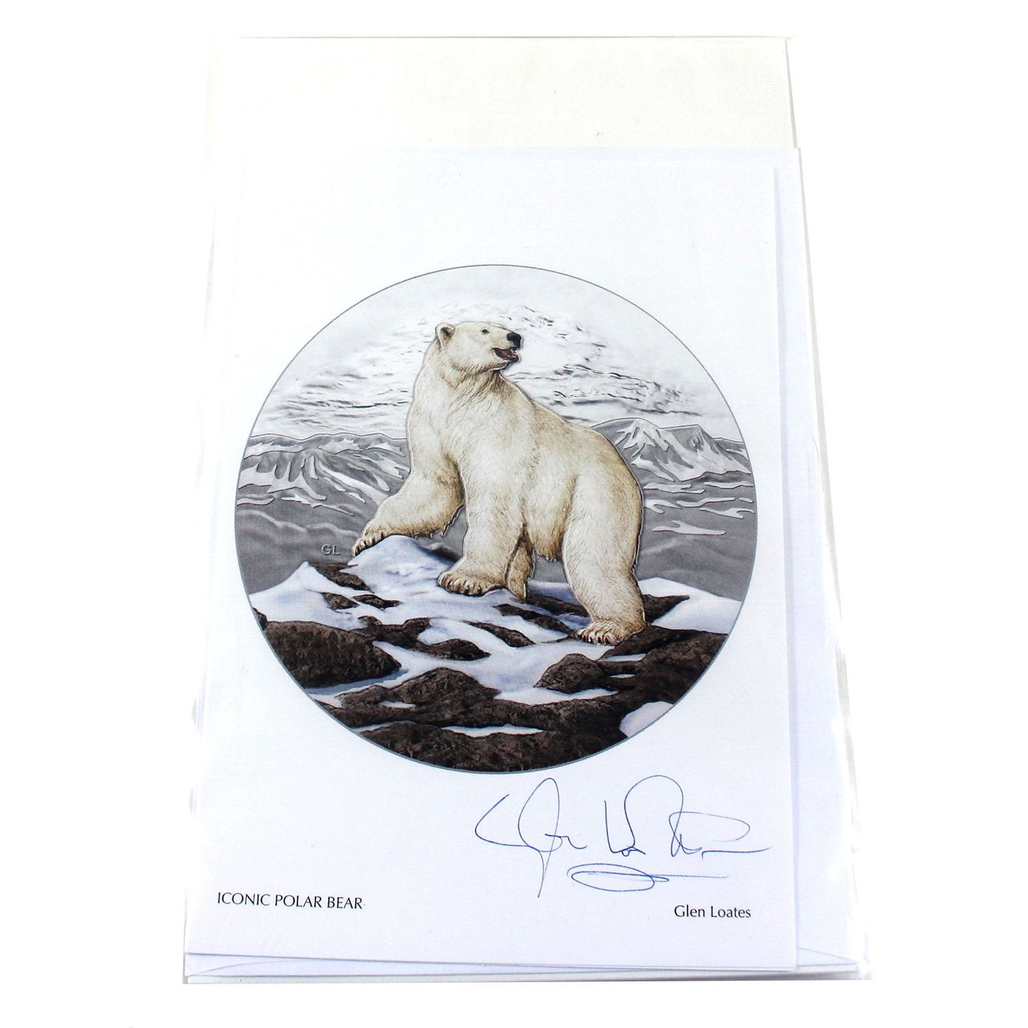 Canada 2014 $20 Iconic Polar Bear 1oz .9999 Silver. With Card Signed by ...