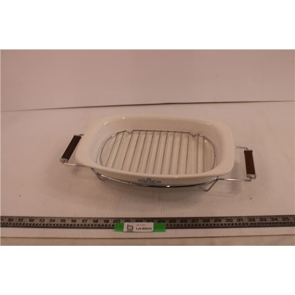 Casserole Dish And Rack Bodnarus Auctioneering