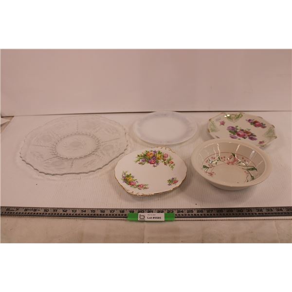 5 Assorted Serving Dishes Bodnarus Auctioneering