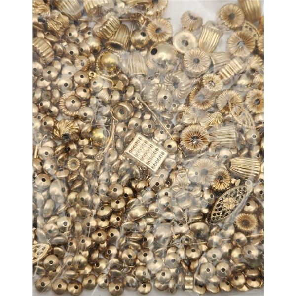 10k GOLD JEWELERS LOT / BEADS & CLASPS