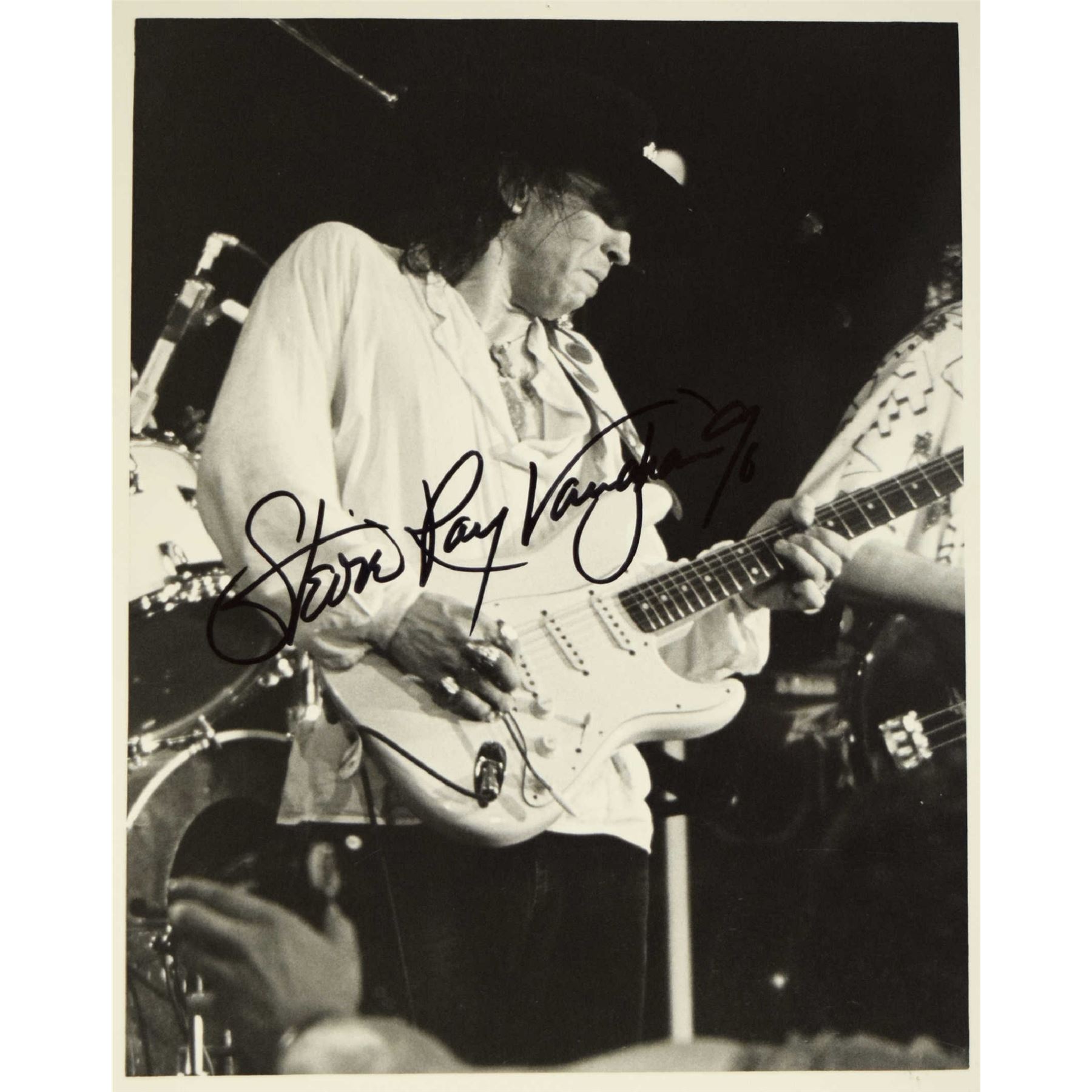 Stevie Ray Vaughan signed promo photo