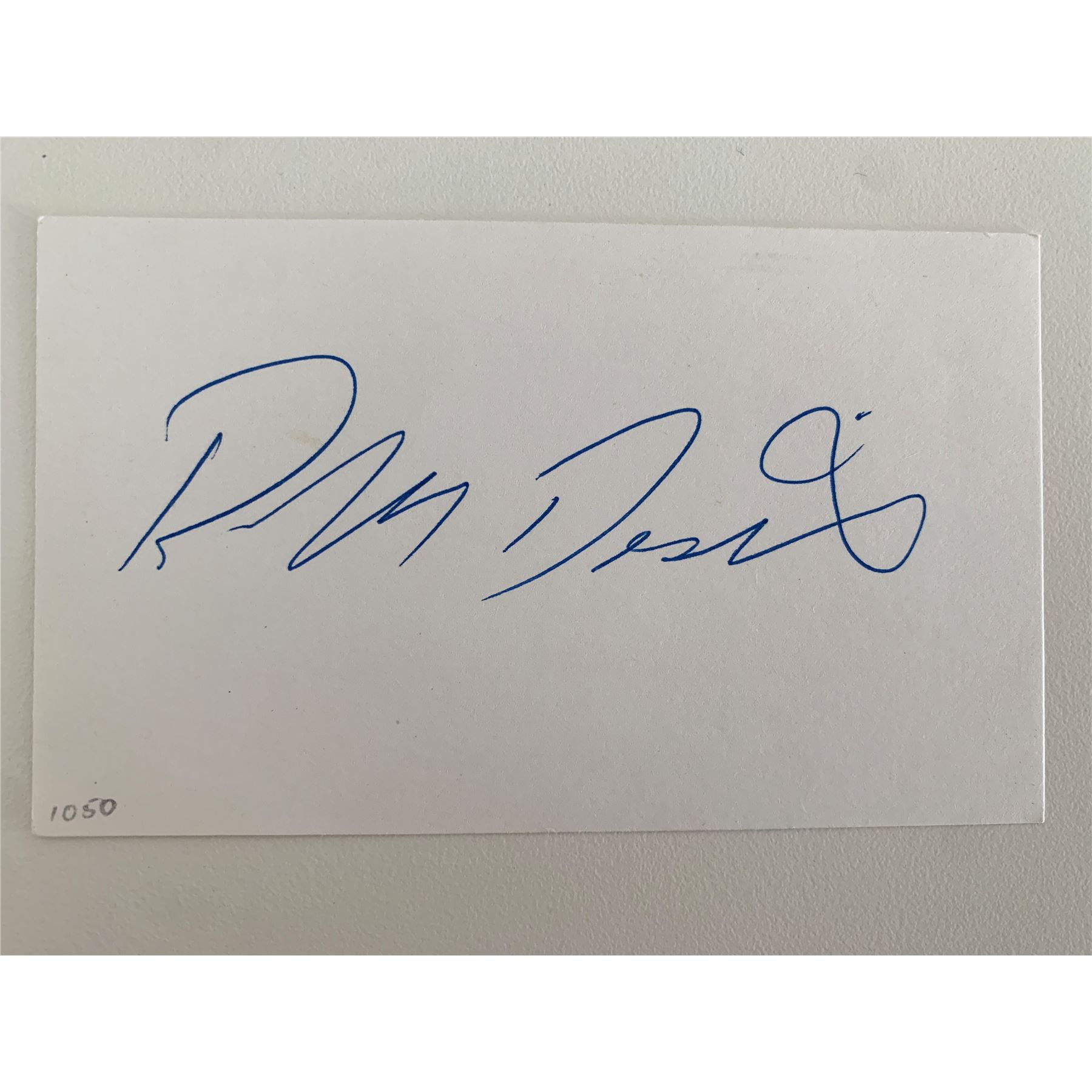 Robert Desiderio original signature