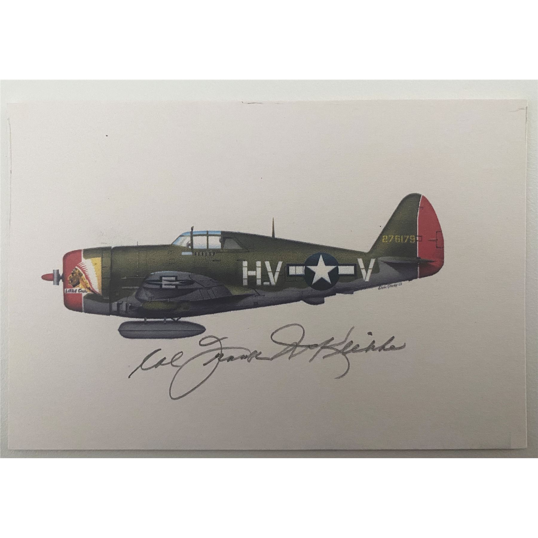 WW2 Military USAF Colonel Frank W. Klibbe original signature cut