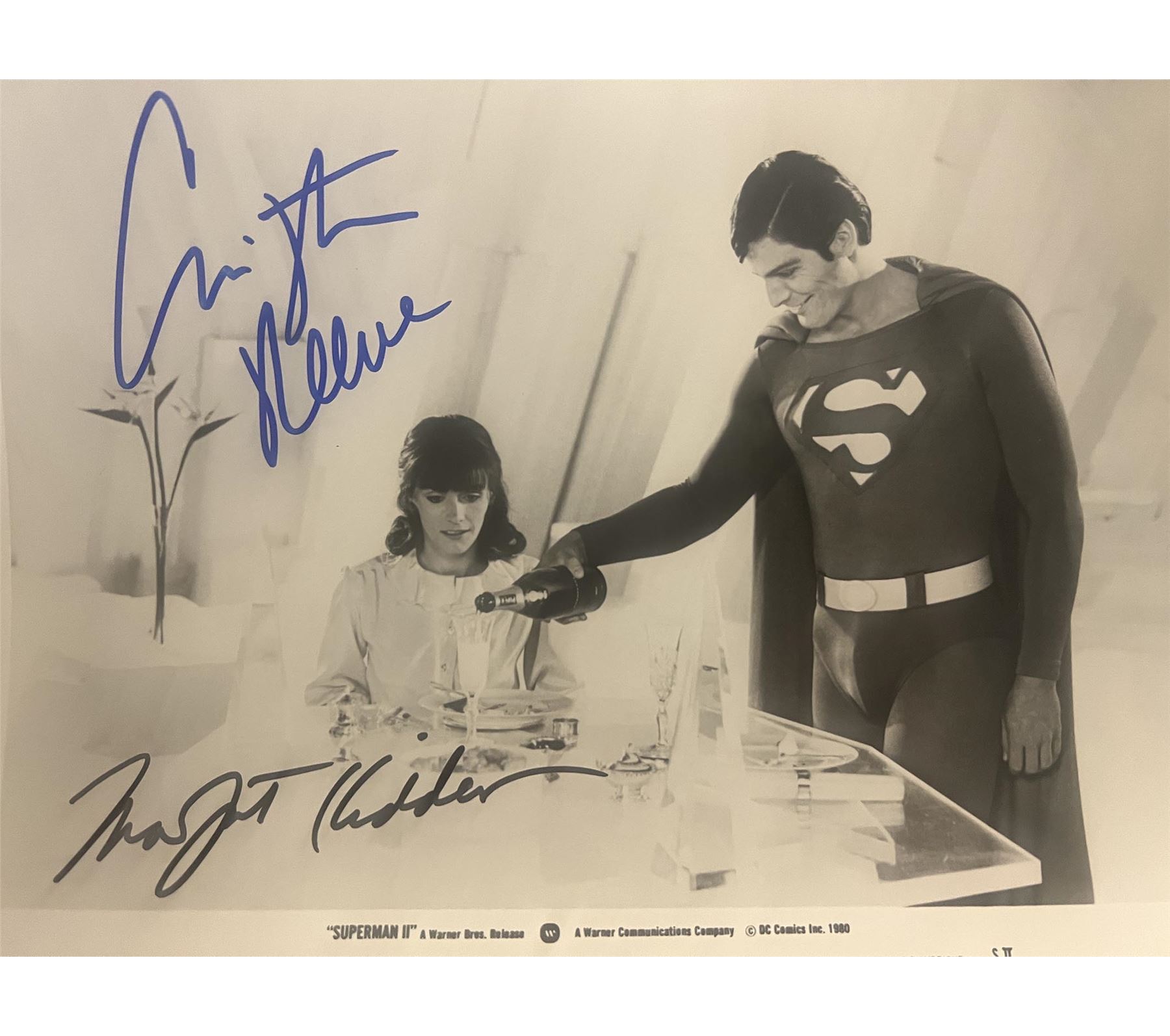 Superman II signed movie photo