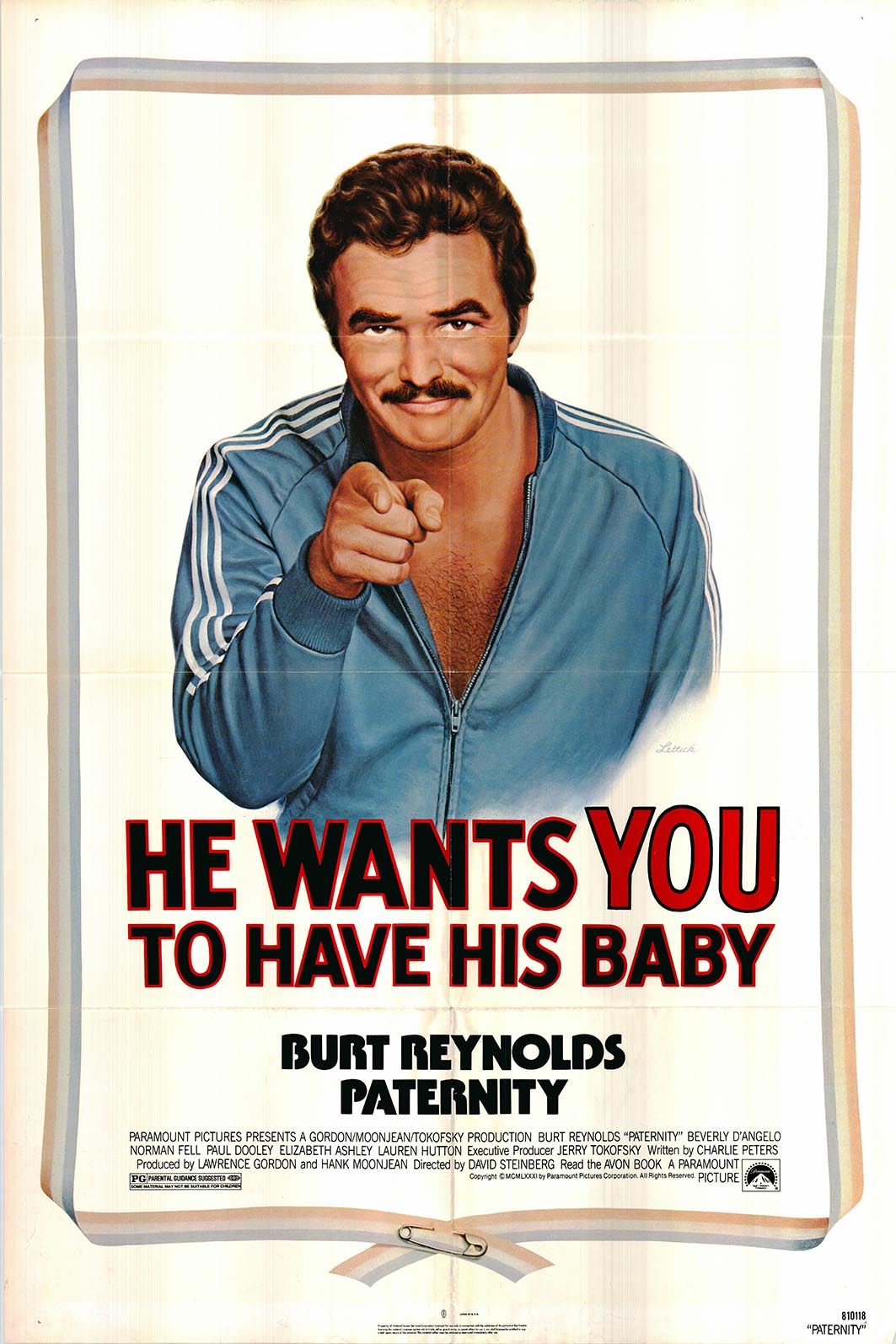 Paternity original 1981 vintage one sheet movie poster