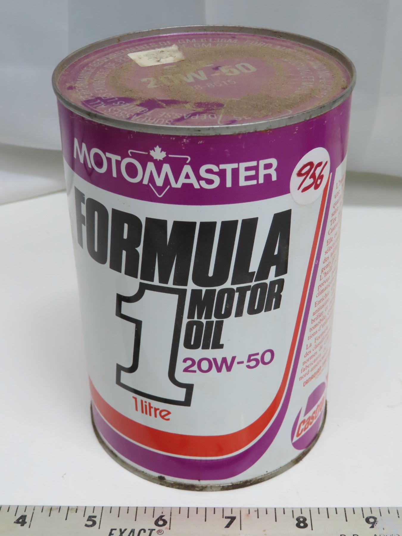 MotoMaster Formula 1 Motor oil 20W-50 full 1 litre tin