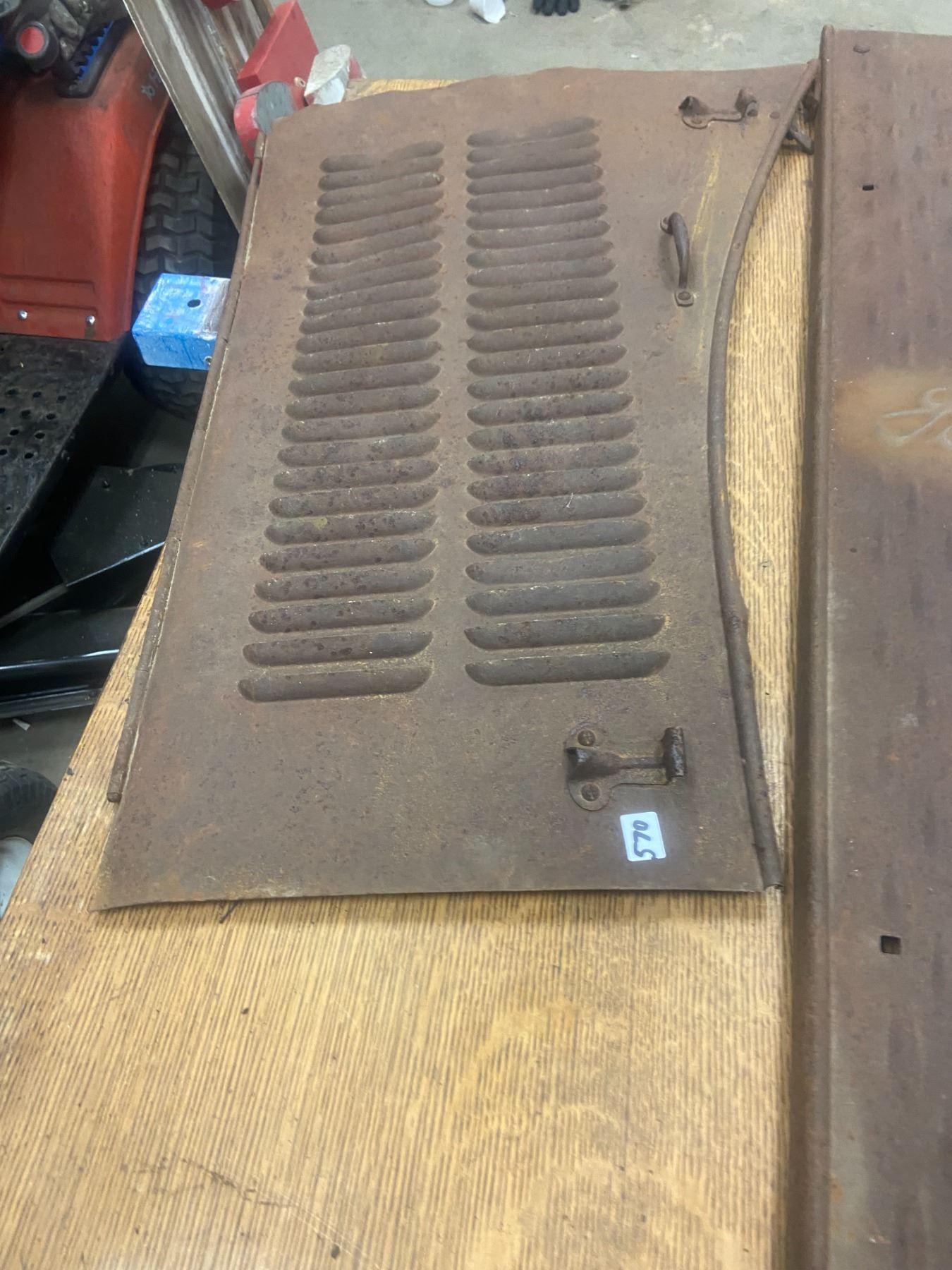 Model T - Running board, hand brake and Hood cover - mancave stuff