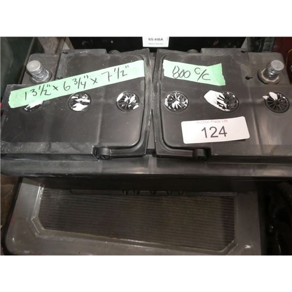 Heavy duty top post battery 13 1/2"x6 3/4" x7 1/2"