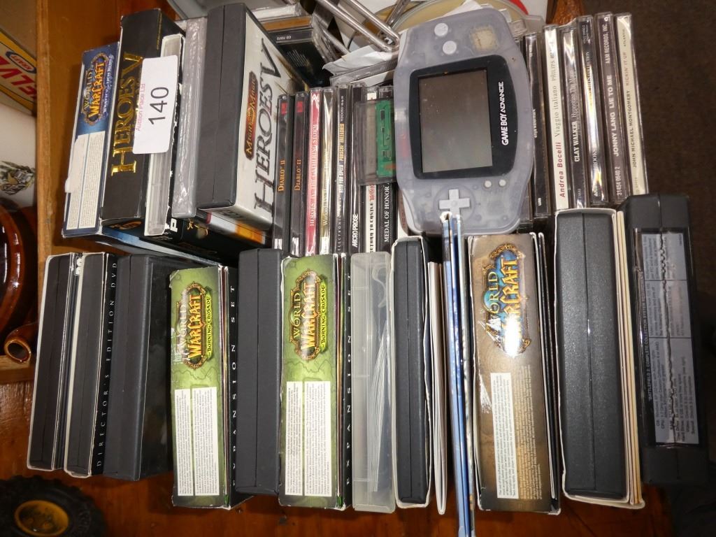 misc. computer games & CDs