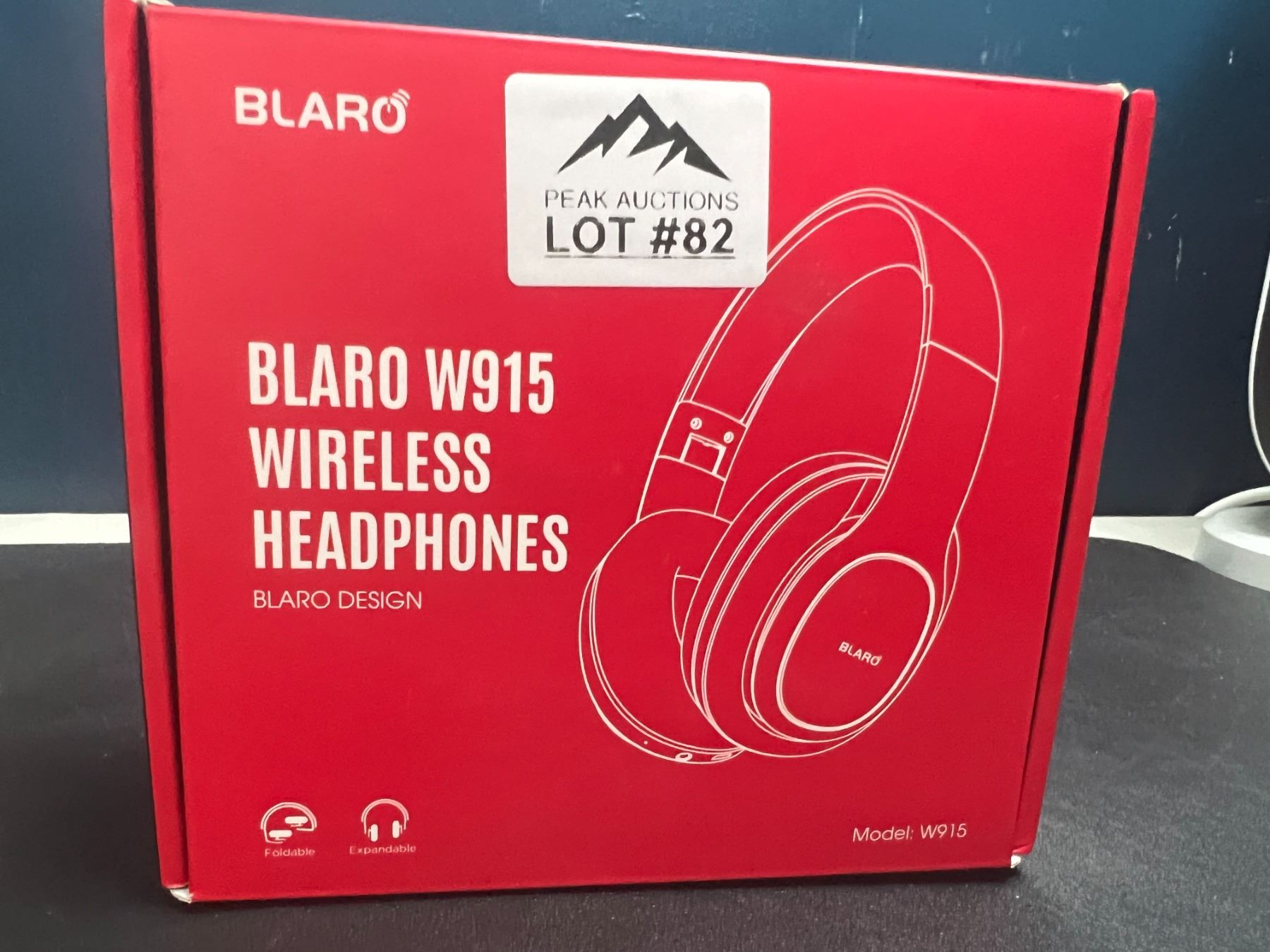 Lot of 1 Blaro W915 Wireless Headphones - Pink