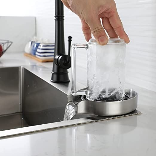 Lot of 1 Glass Rinser/Bottle Washer for Kitchen Sinks