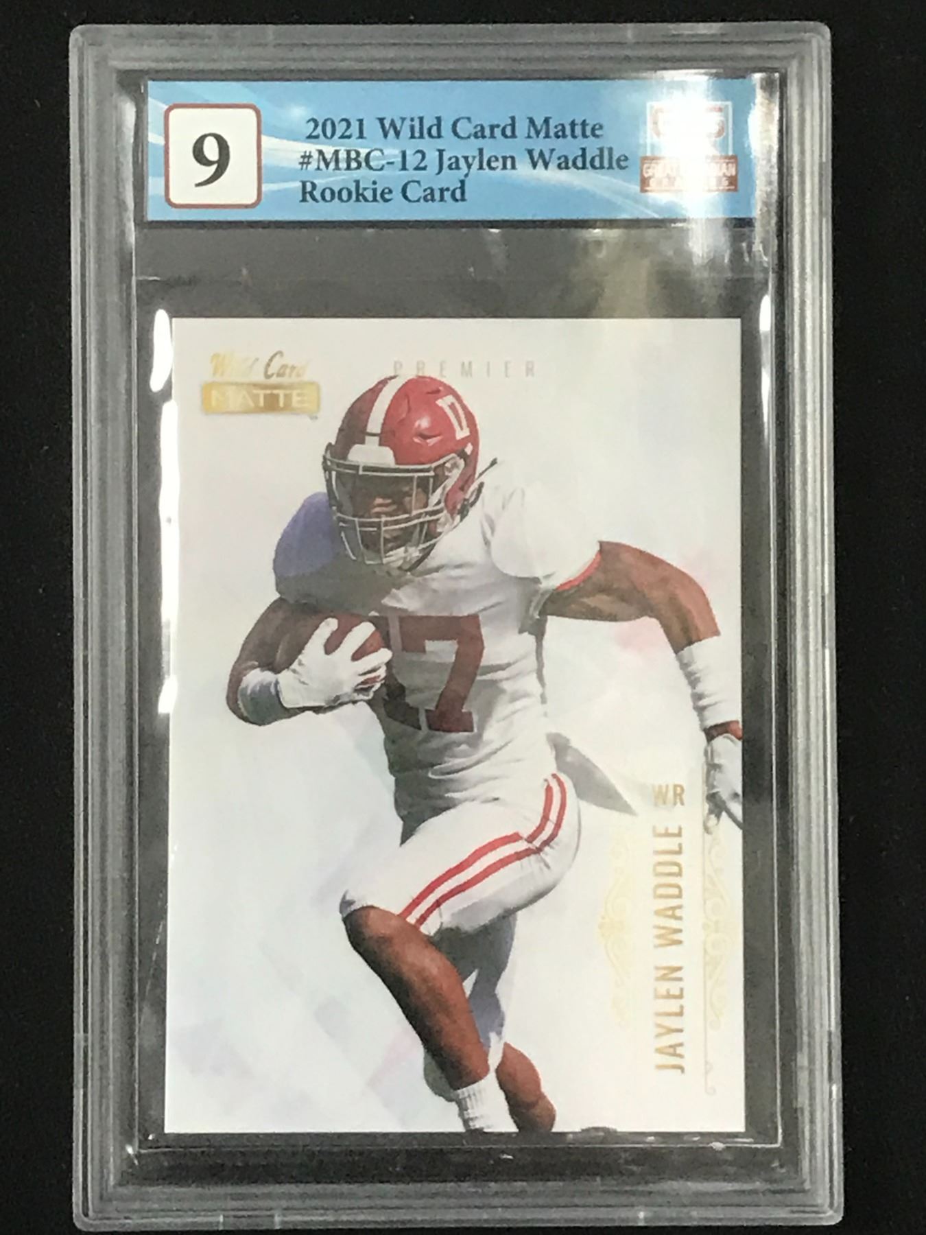 Jaylen Waddle Rookie Card 21 Wild Card Matte Gcg 9