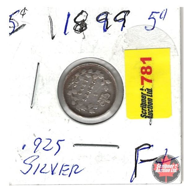 Canada Five Cent 1899 SEE PICS canada-five-cent-1899-see-pics