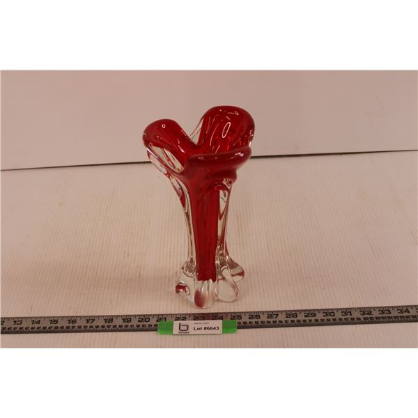 Art Glass Vase Bodnarus Auctioneering