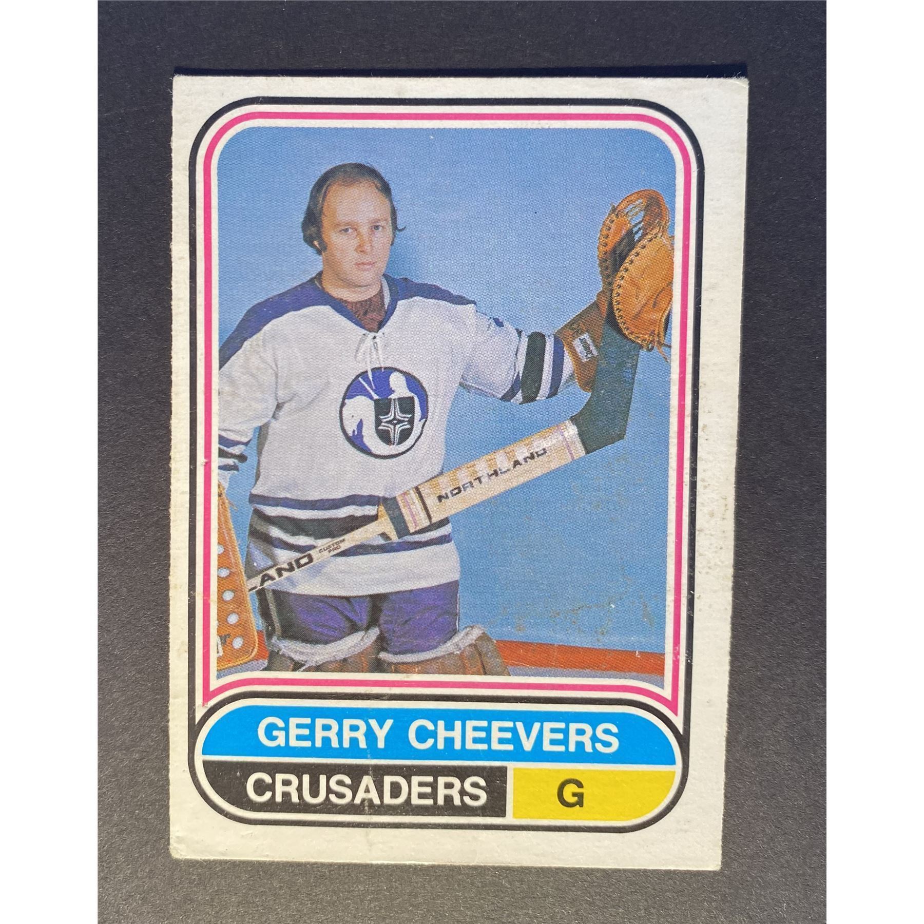 1975-76 O-PEE-CHEE WHA Gerry Cheevers (HOF)