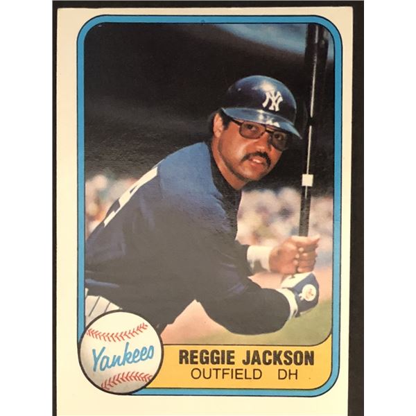 1981 FLEER Reggie Jackson (HOF)