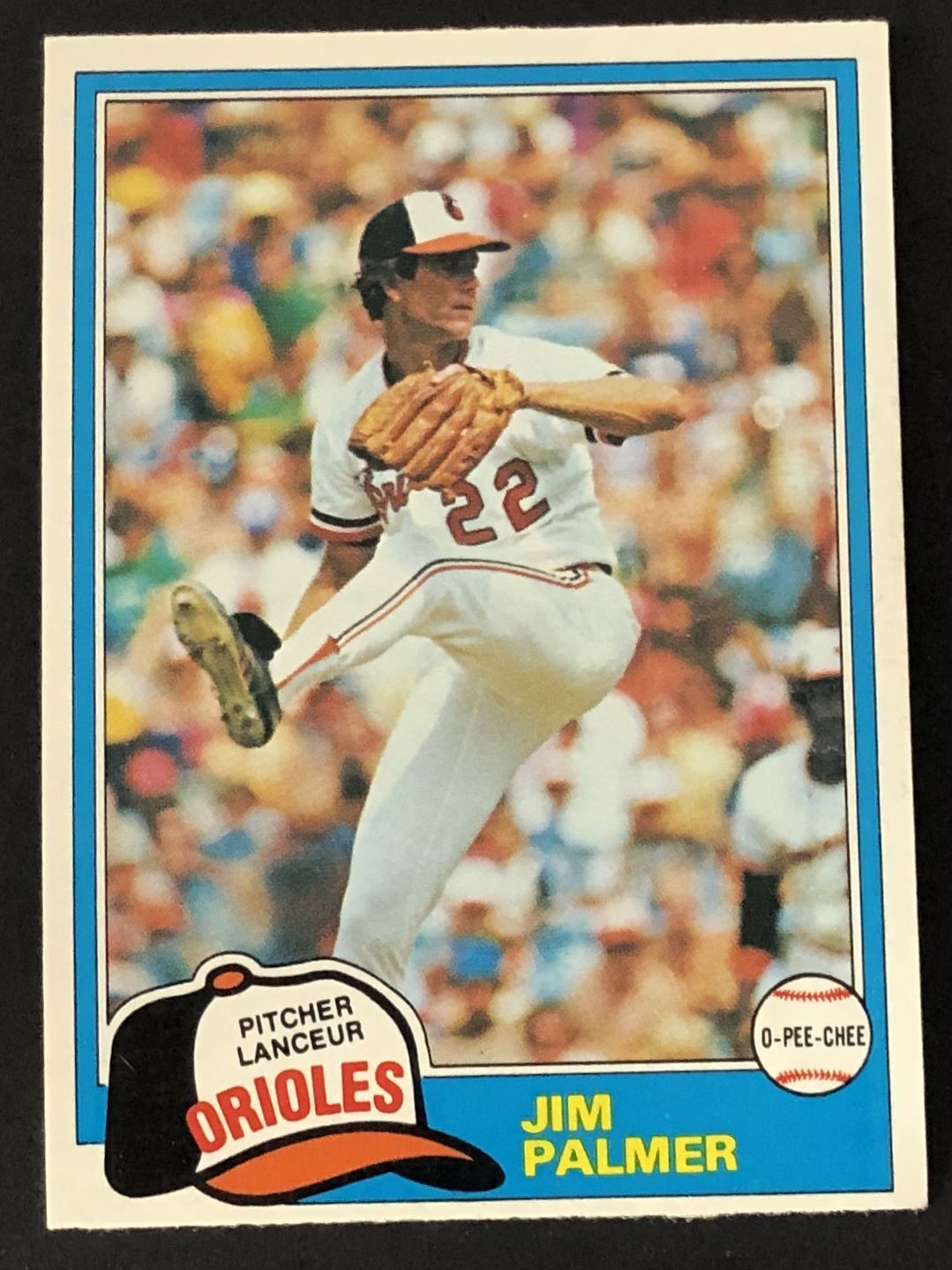 1981 O-PEE-CHEE Jim Palmer (HOF)
