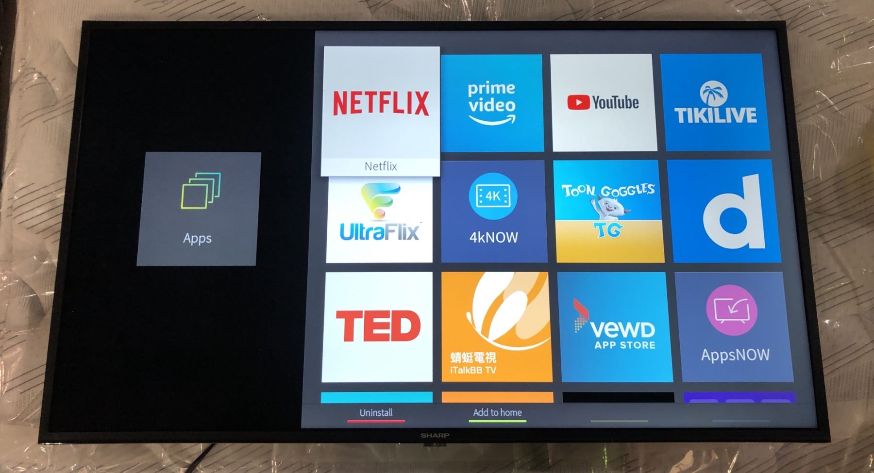 Sharp 42" LED LCD Smart TV without remote model LC-43N7004U (tested ...