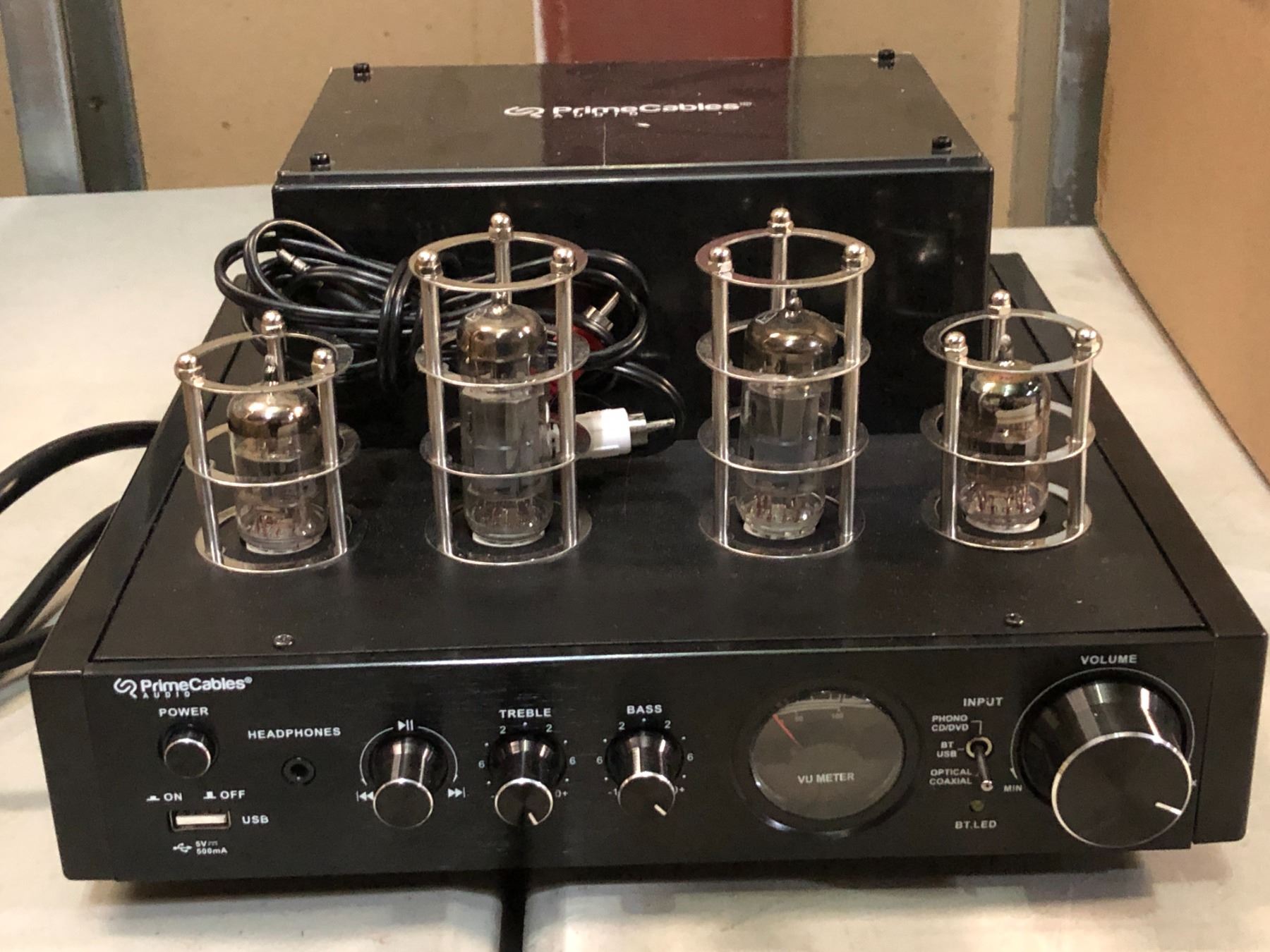 Prime Cables 25W stereo hybrid tube amplifier w/ Bluetooth (store return)