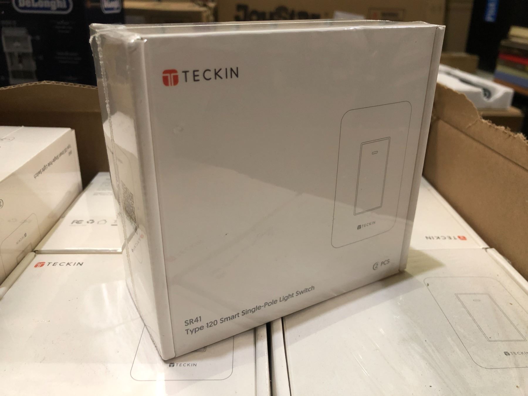Box full of new Teckin SR41 Type 120 Smart Single-Pole light switches ...