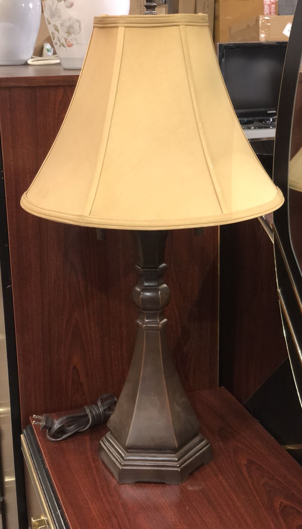 Heavy Pedestal Table Lamp