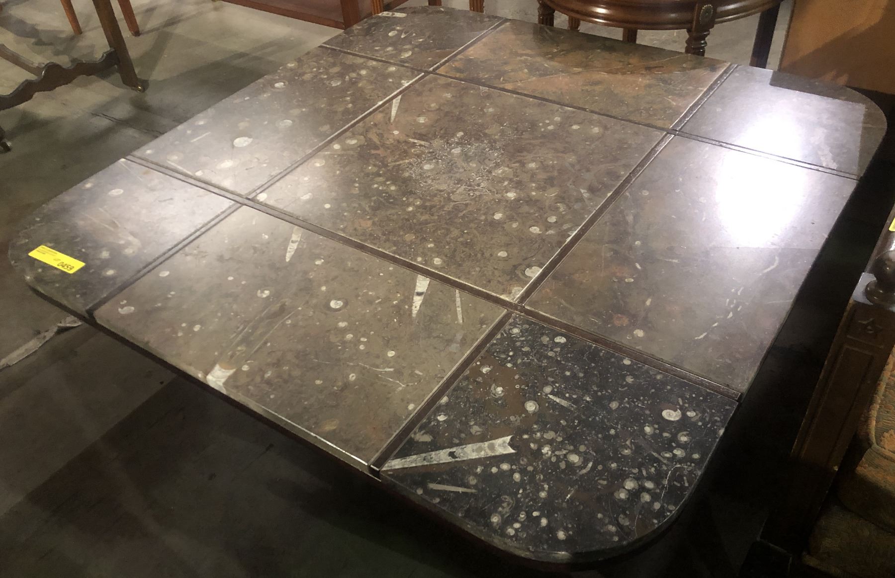 Heavy square coffee table (approx. 43"x43")