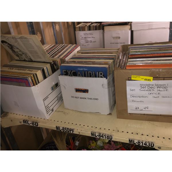 4 boxes full of assorted vintage records