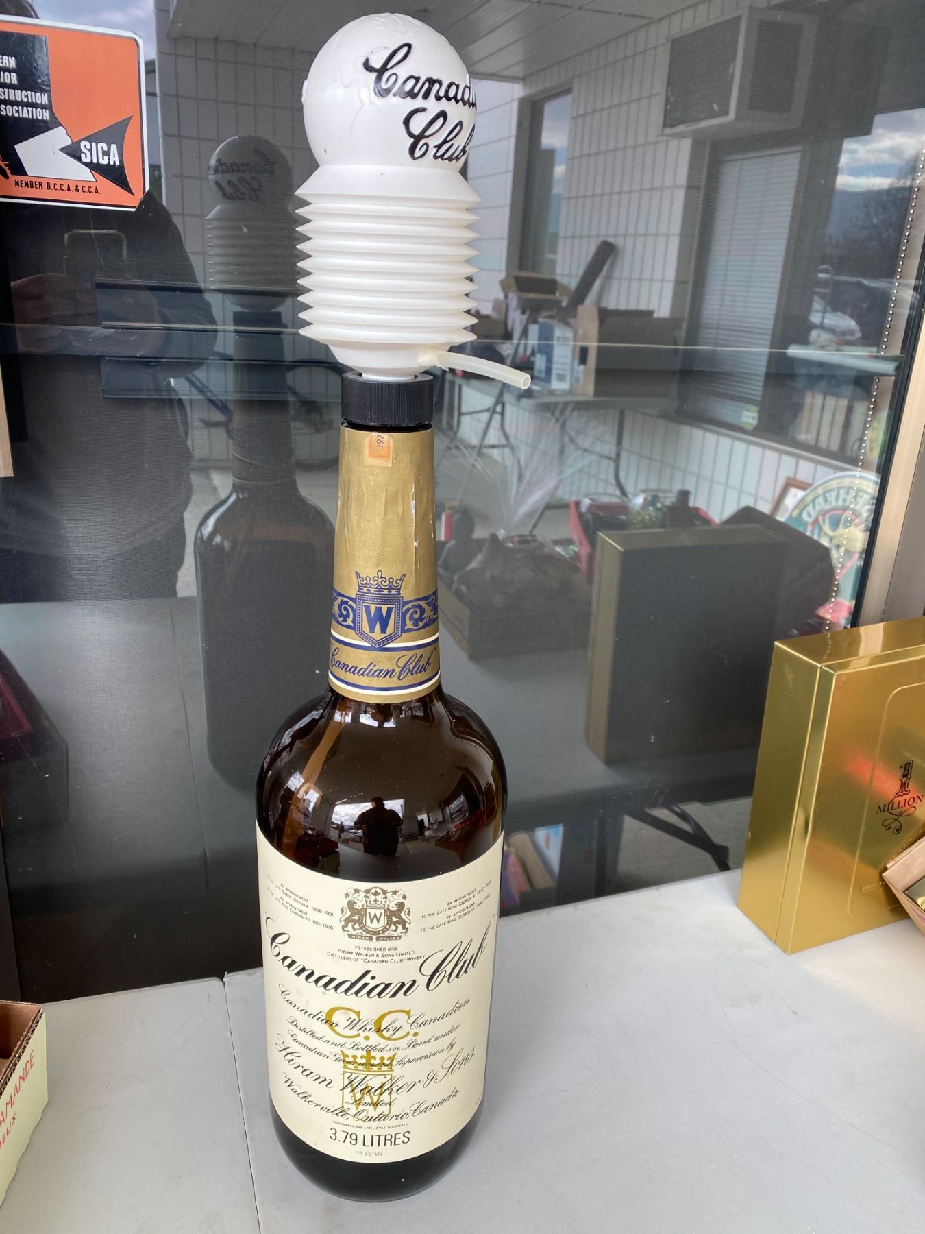 Canadian Club bottle