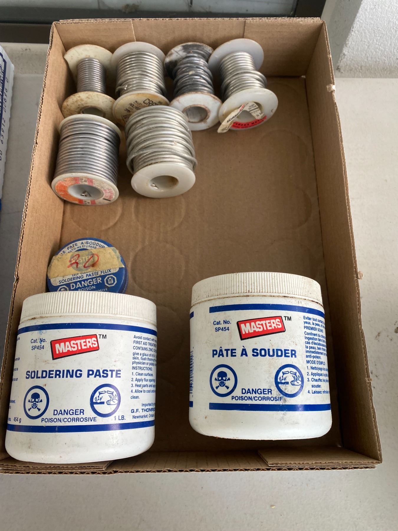 Solder paste and wire