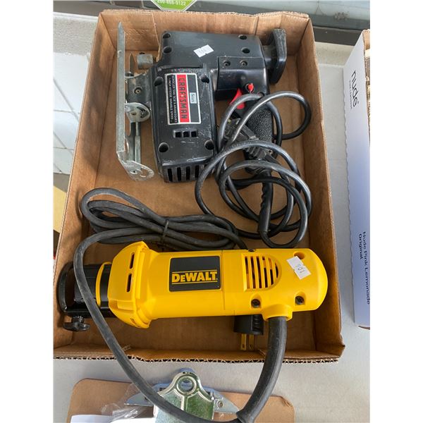Dewalt cut out tool and craftsman scroll saw