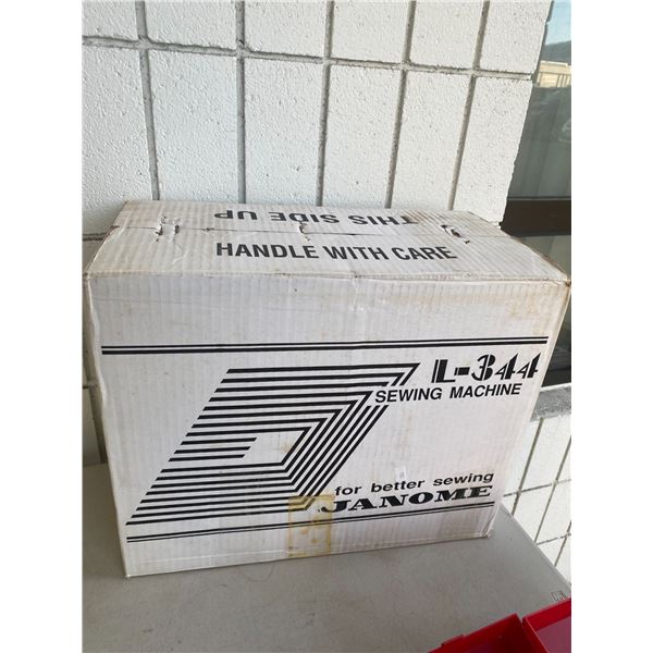 New Janome sewing machine L-344 sealed in box