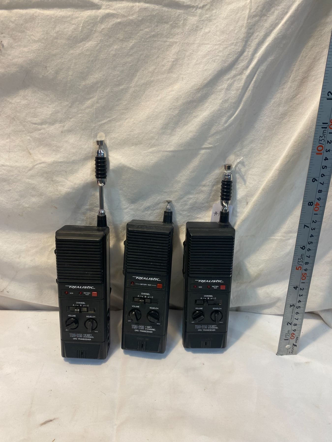 Vintage Realistic TRC-219 Transceivers work great