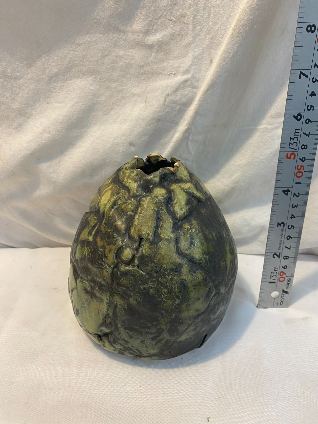 Studio Pottery Alien pod vase