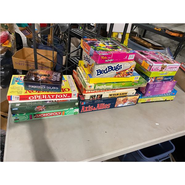 Large lot of games