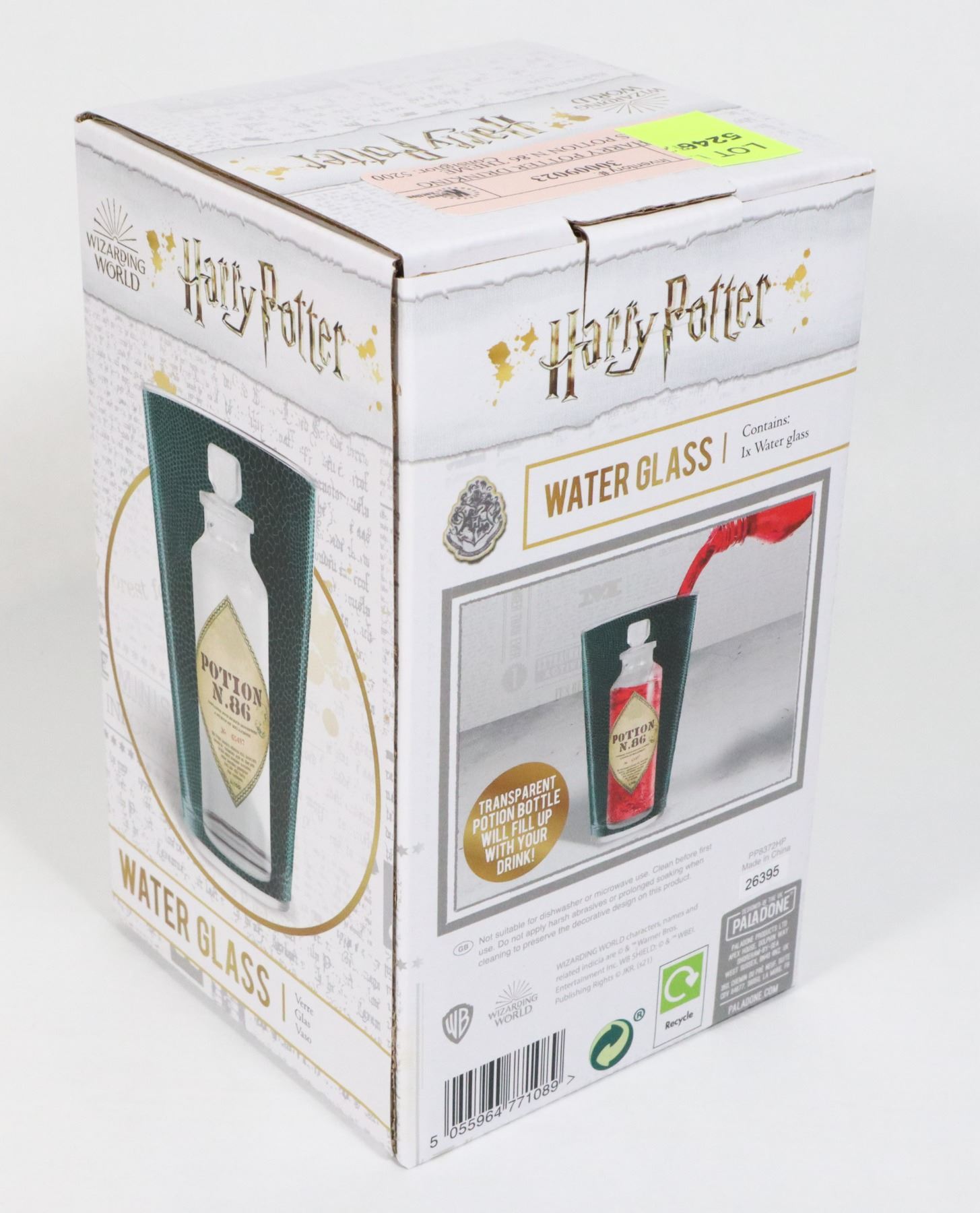 NEW HARRY POTTER DRINKING GLASS POTION N.86 THEME