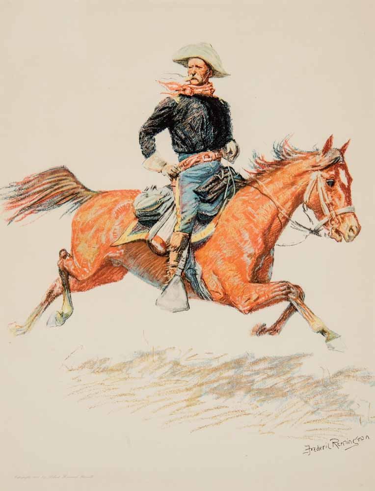 Frederic Remington-Cavalry Officer