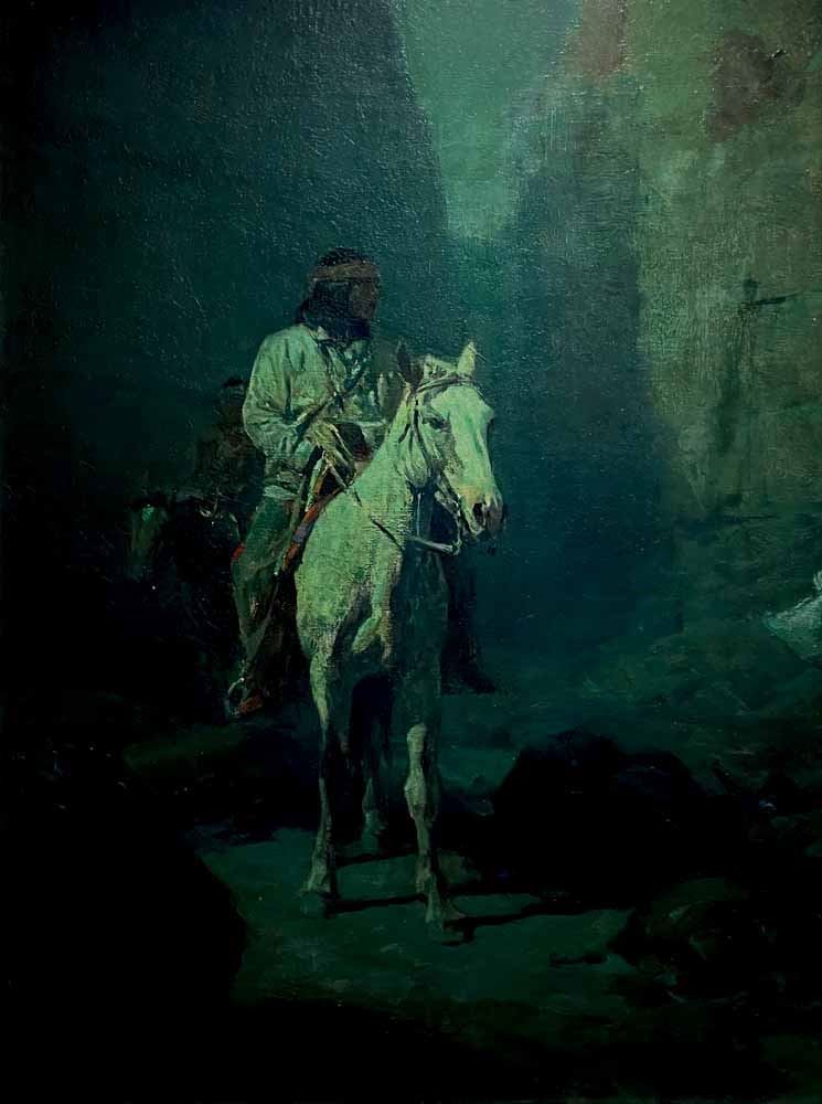 Frank Tenney Johnson-The Canyon Trail