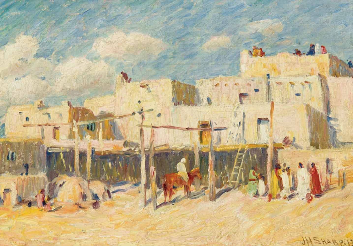 Joseph Henry Sharp-Adobe Village
