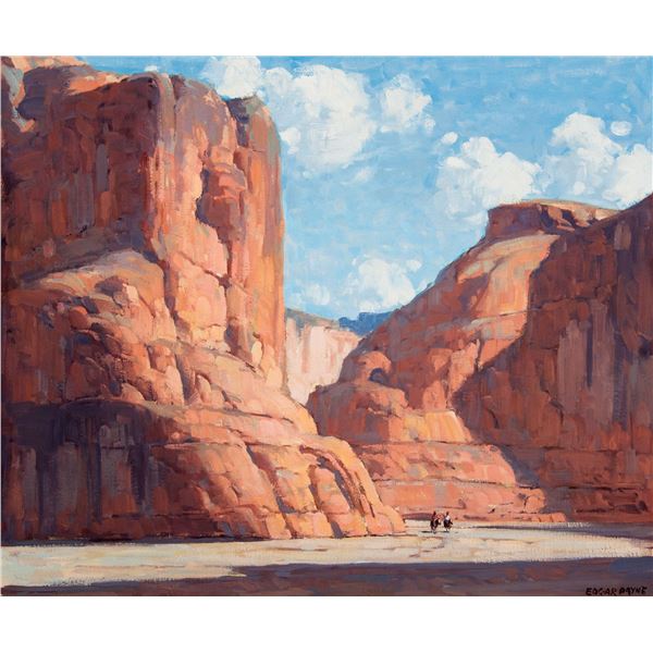 Edgar Payne-Riders in Canyon de Chelly