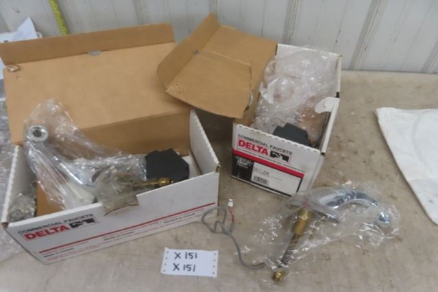 Delta Model 591T1250 Commercial Faucets - Lot of 2 in Boxes
