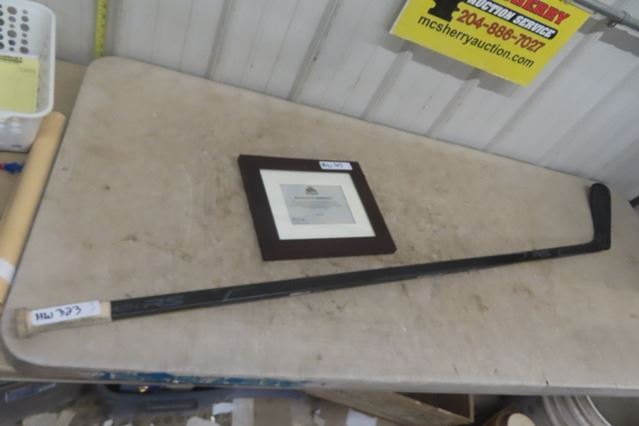 Winnipeg Jets 2011-2012 Game Used Andrew Ladd Stick with Framed ...